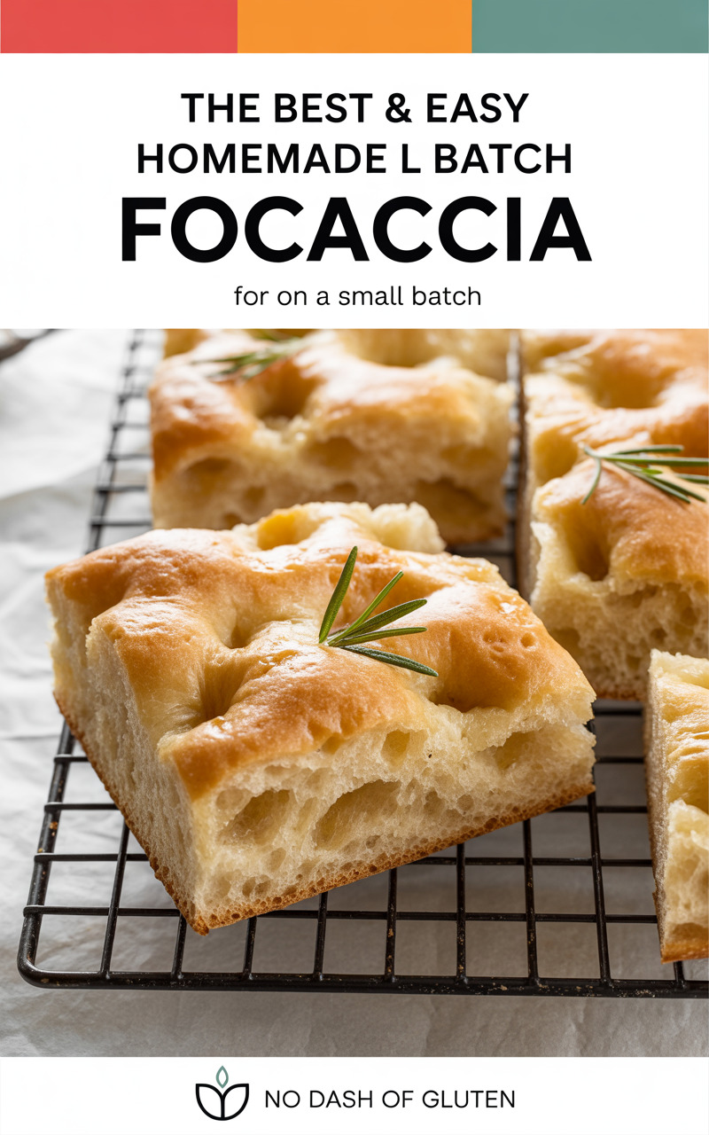 Easy Homemade Small Batch Focaccia: Fresh, Flavorful Italian Flatbread ...