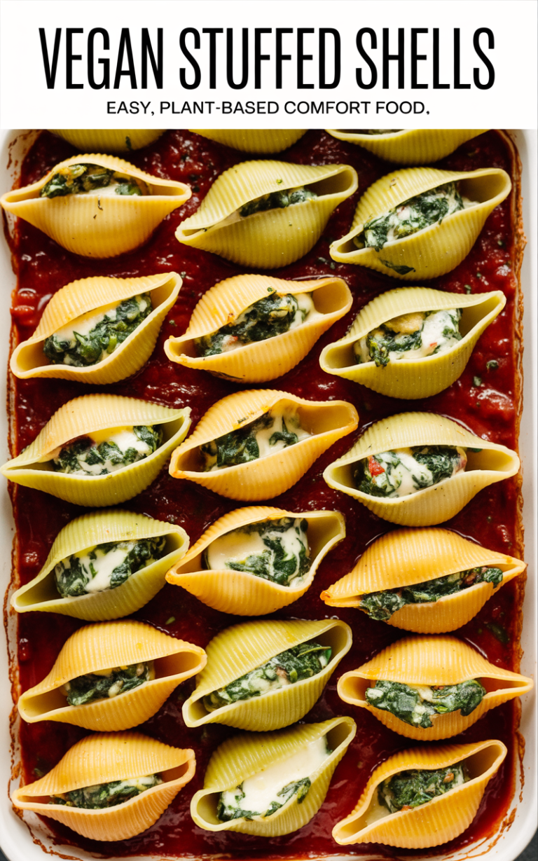 Decadent Vegan Stuffed Shells: A Creamy, Crowd-Pleasing Italian ...