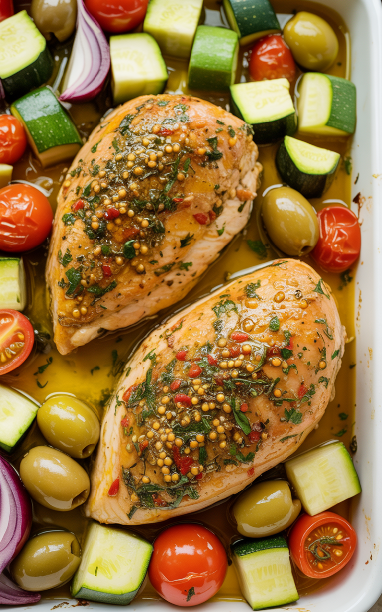 Mediterranean Magic: Baked Fish Brimming with Fresh, Zesty Flavors ...